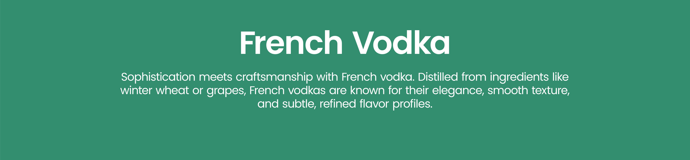 French vodka | Mothercity Liquor