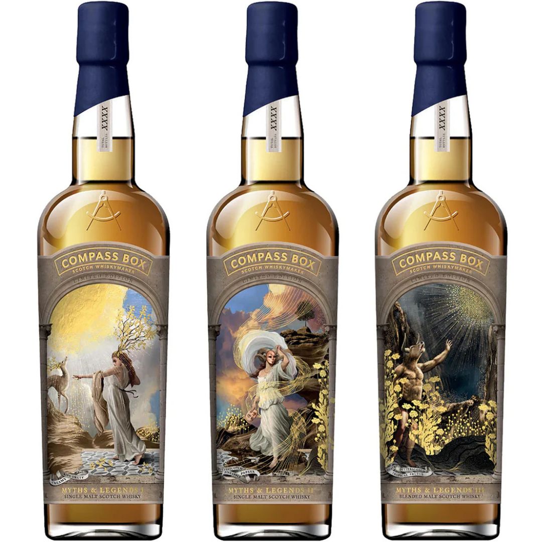 Compass Box Myths & Legends Set – Limited Edition Trio | Mothercity Liquor