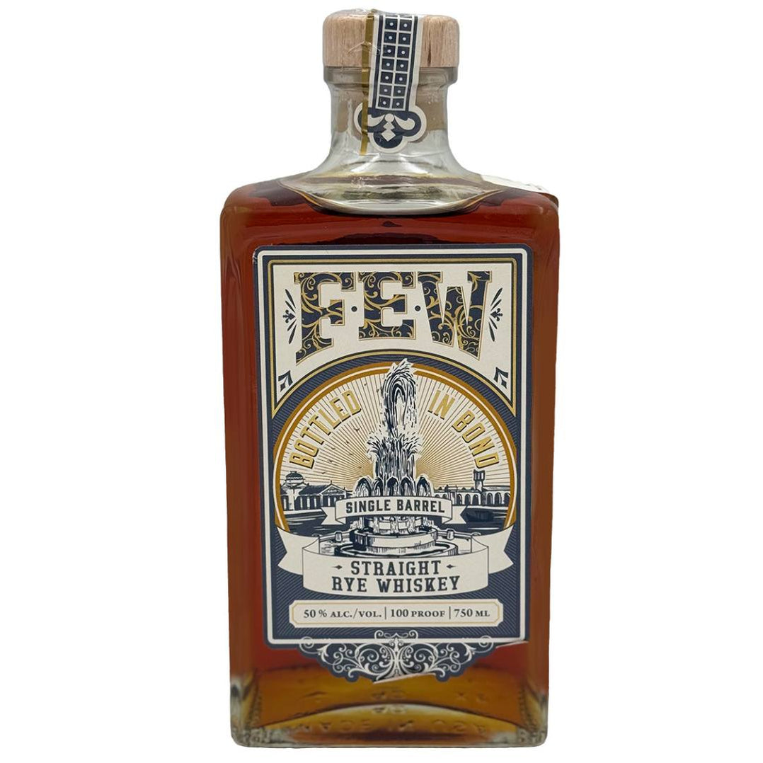 FEW Single Barrel Rye Whiskey - Bottled in Bond by Paul Hletko ...