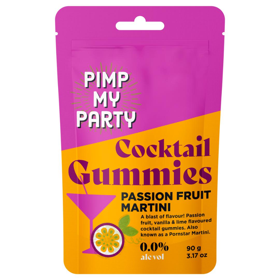 Pimp My Party Cocktail Gummies - Passion Fruit Martini | Mothercity Liquor