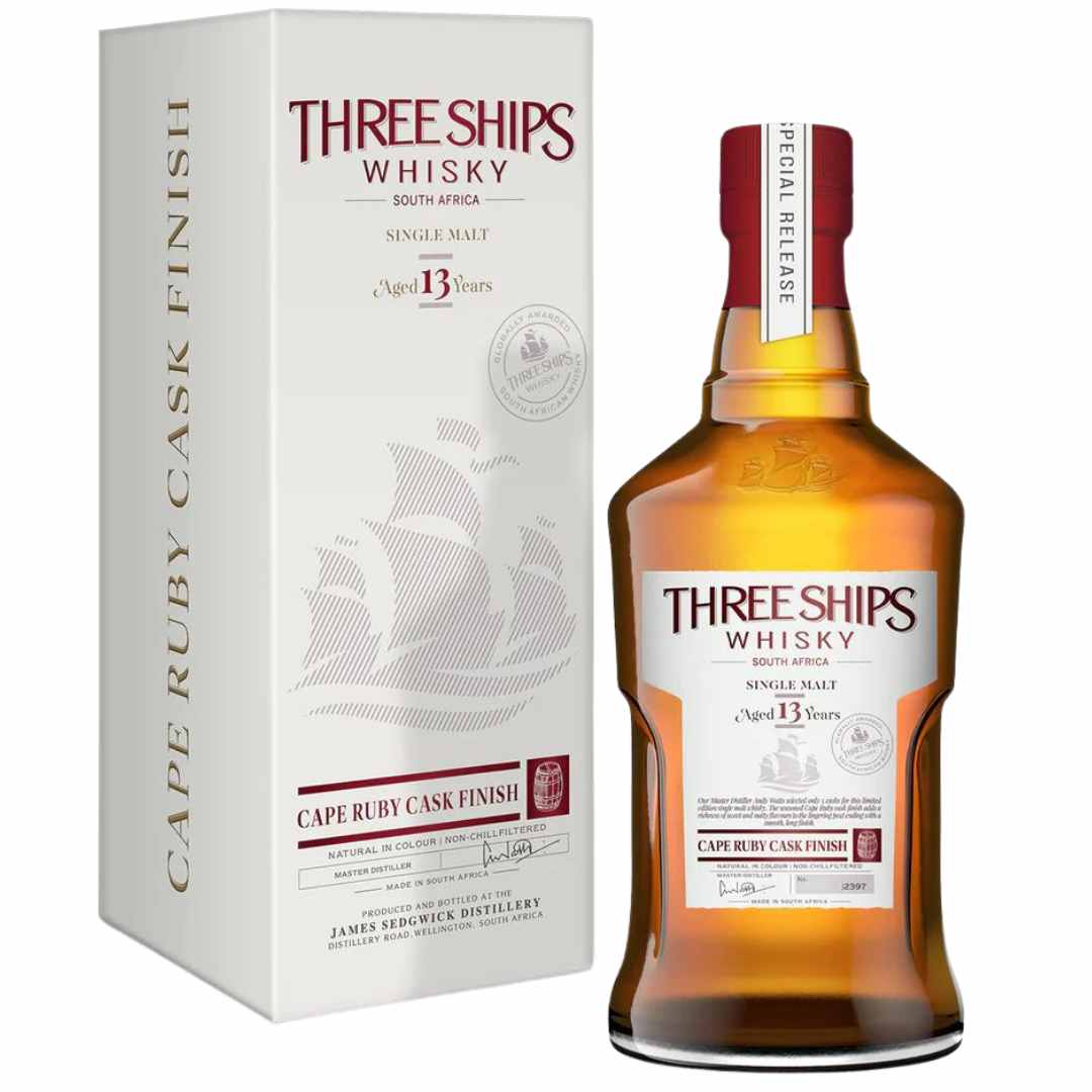 Three Ships Whisky 13 Year Old Cape Ruby Finish | Mothercity Liquor