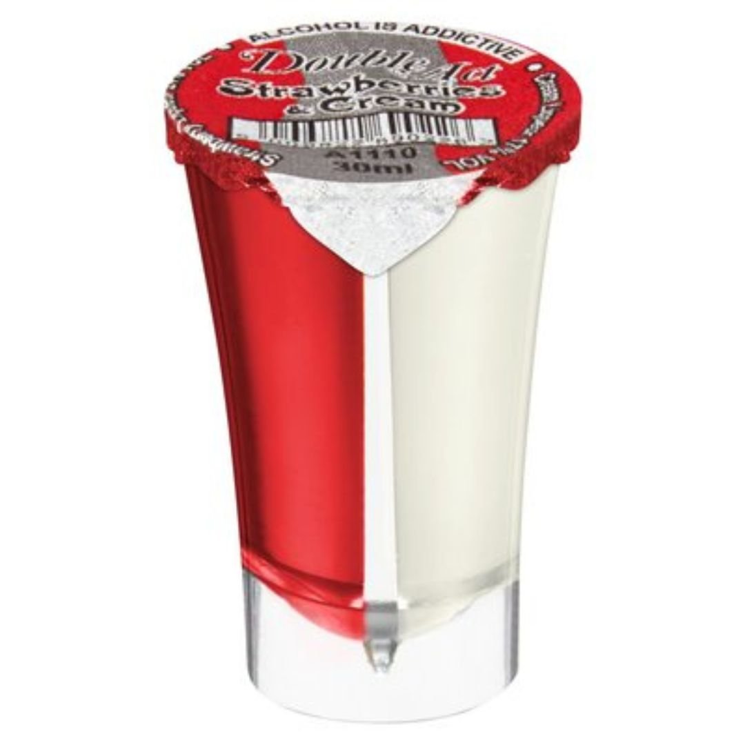 Double Act Strawberry and Cream Shooter | Mothercity Liquor